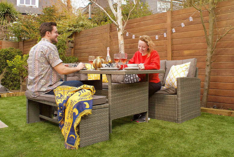10-Seater Westminster Rattan Dining Set – Cascabelle