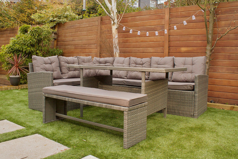 10-Seater Westminster Rattan Dining Set – Cascabelle