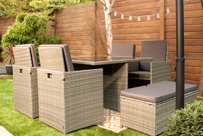 8-Seater Monument Rattan Set – Cascabelle